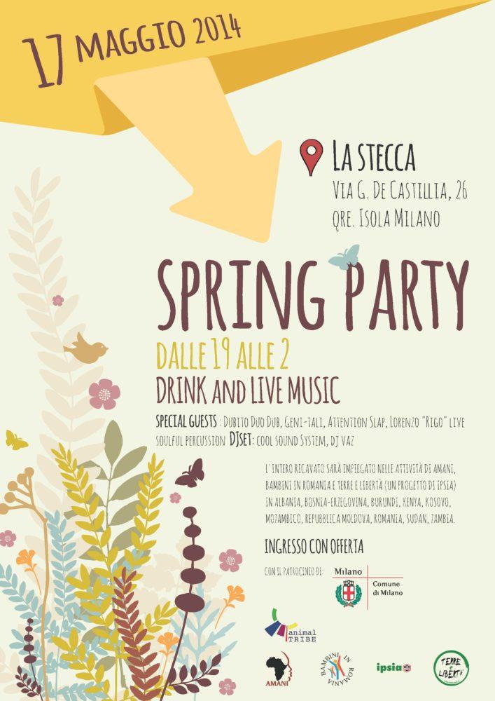 Spring party! il 17 maggio a Milano | Terre e Libertà